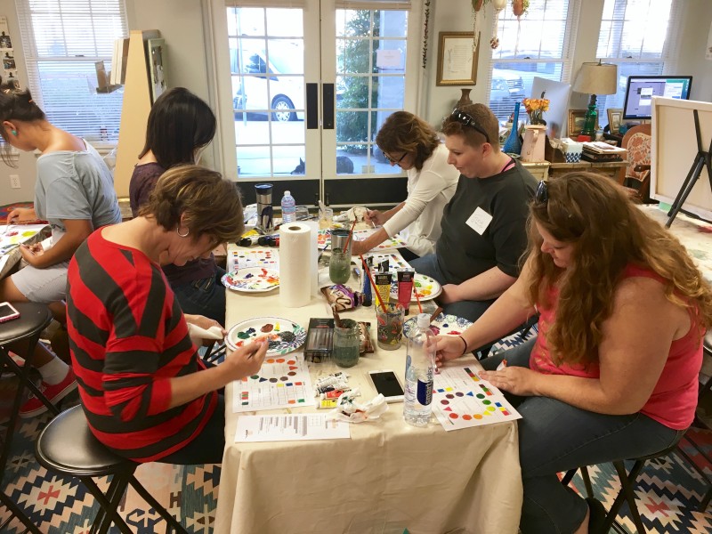 Art Class, Santa Ynez Valley, Beginner Painting, Acrylics Class ...