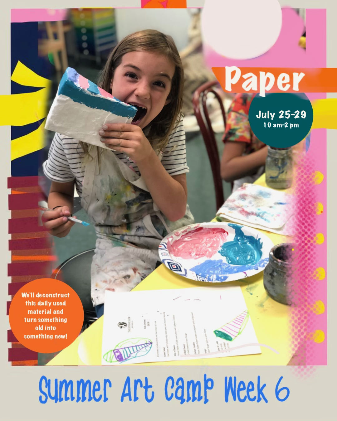Art Classes & Events | Summer Art Camp 6: Paper