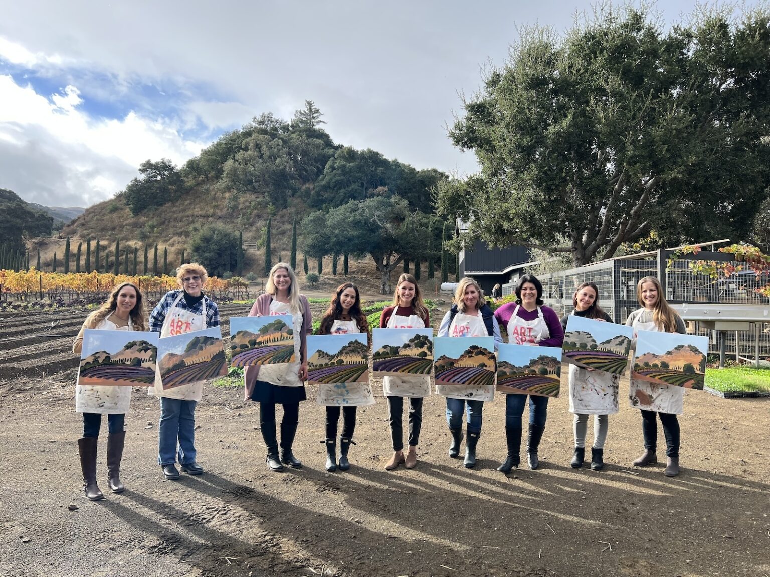 Art Spot Blog Posts - Painting in the Vineyard: A Serene and Creative ...